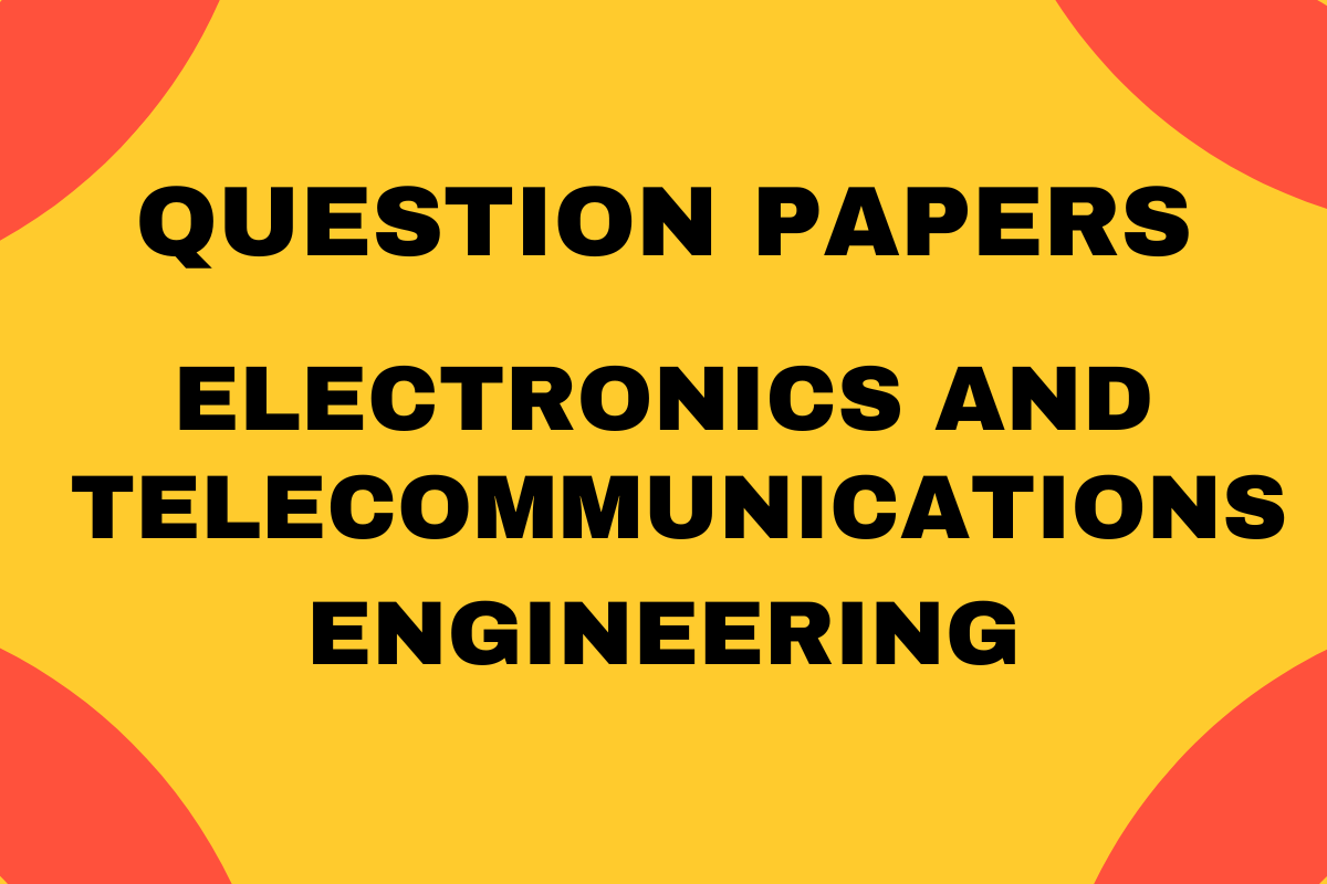 Electronics Telecomunnications El Tc Engineering Te Sem 6 Sppu